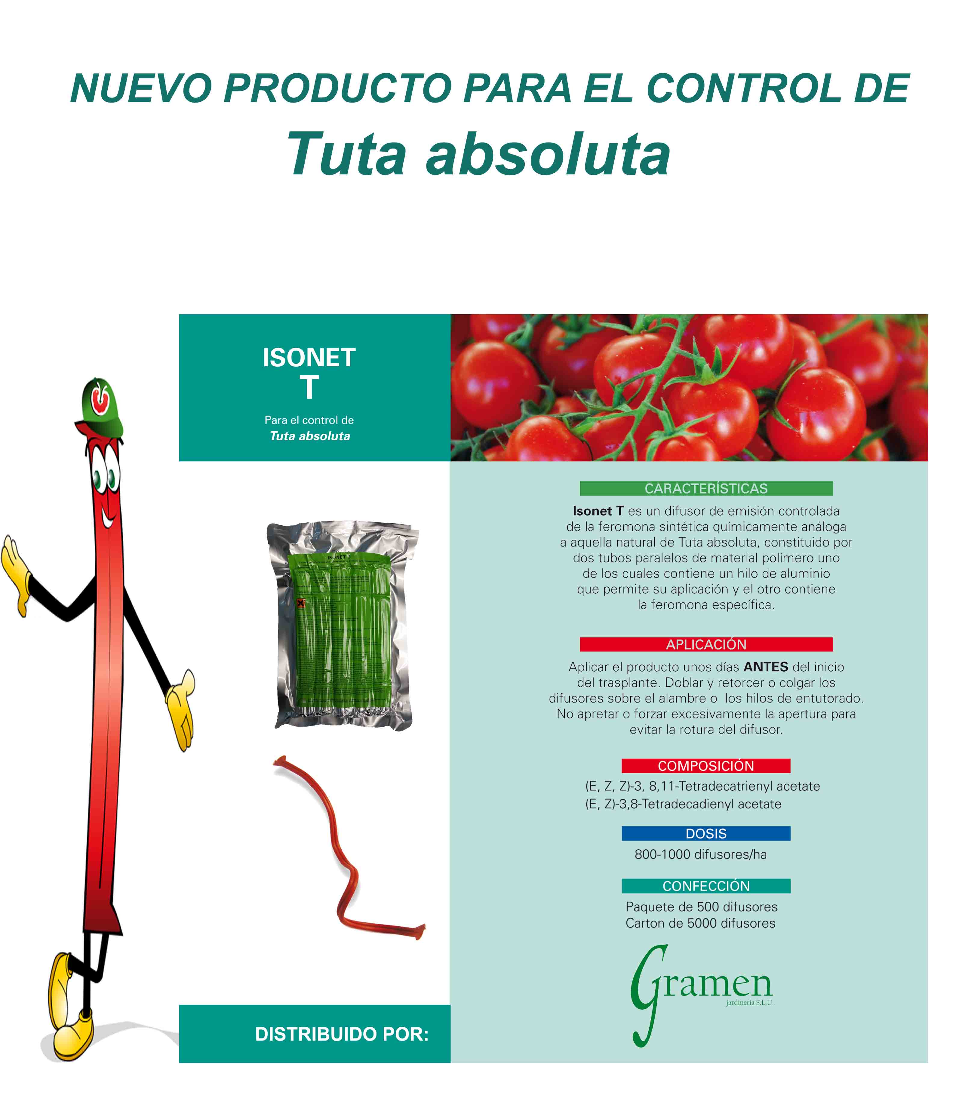 ISONET T - NUEVO PRODUCTO PARA Tuta absoluta - Noticias - Gramen
